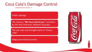 Coca Cola's Biggest Marketing Blunder | PPT