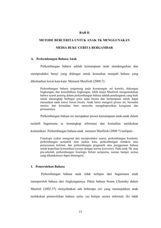 (Pgpaud) efektivitas metode bercerita dengan buku cerita bergambar dalam meningkatkan penguasaan ...