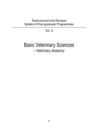 PG & Ph.D Syllabuis - Veterinary and AH. | PDF