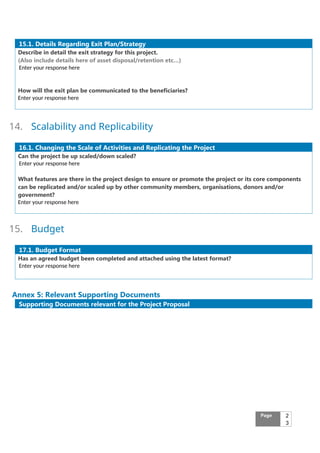Proposal Template | قالب مقترح مشروع | PDF