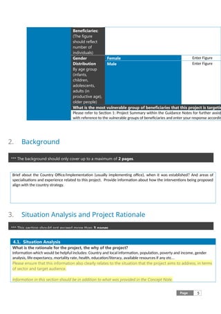Proposal Template | قالب مقترح مشروع | DOCX