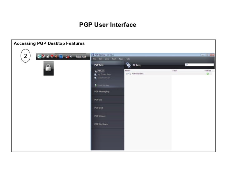 PGP installation and configurations + user interface