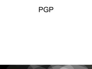 Introduction to Cryptography & PGP | PPTX