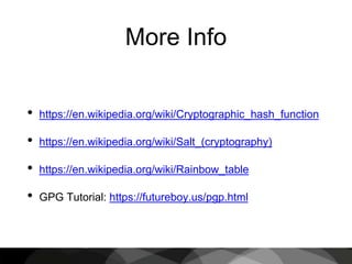 Introduction to Cryptography & PGP | PPTX