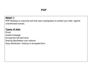 PGP Basic Lecture 01 | PPT