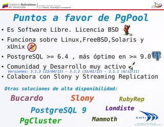 Alta Disponibilidad con PgPool-II | PDF
