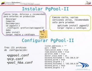 Alta Disponibilidad con PgPool-II | PDF