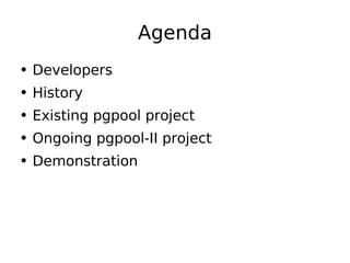 pgpool: Features and Development | PDF