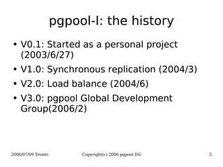 pgpool: Features and Development | PDF