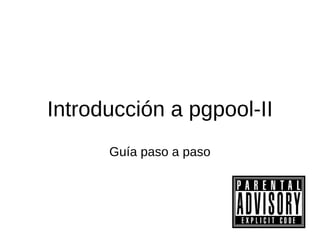 Guía de pgpool Paso a Paso | PDF
