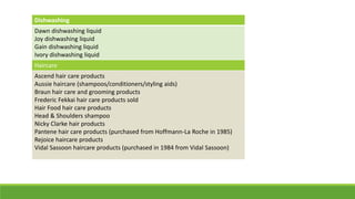 P & G Products and Product Mix | PPTX