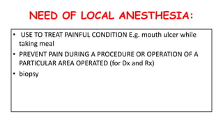PG PPT LOCAL ANESTHESIA_011219.pptx for science | PPT