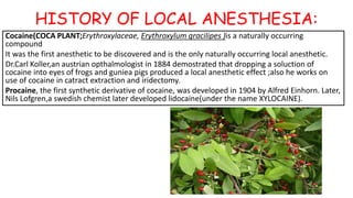 PG PPT LOCAL ANESTHESIA_011219.pptx for science | PPT