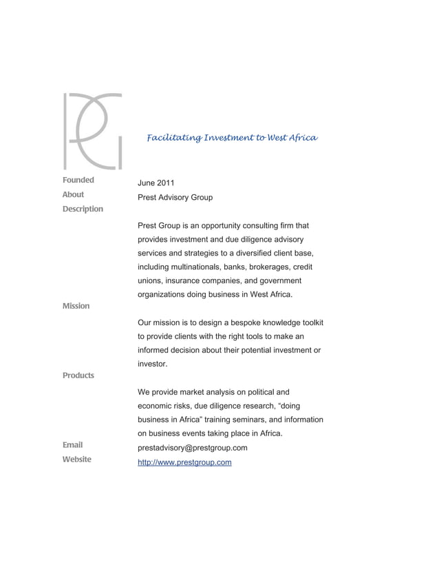 Prest Advisory Group | DOC