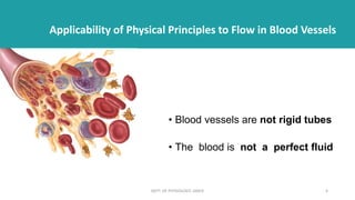Physical Properties of Blood Flow | PPTX