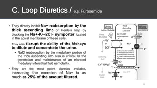 Physiology of Diuretic Action | PPTX