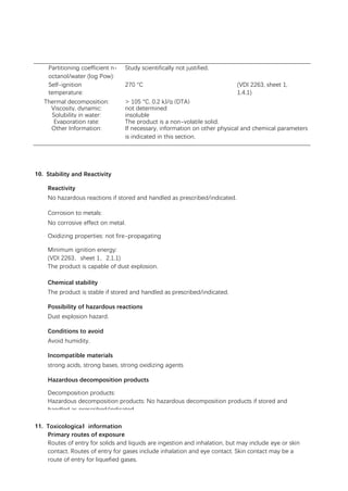 Pigment yellow 139 cas 36888 99-0 safety data sheet msds sds baoxu ...