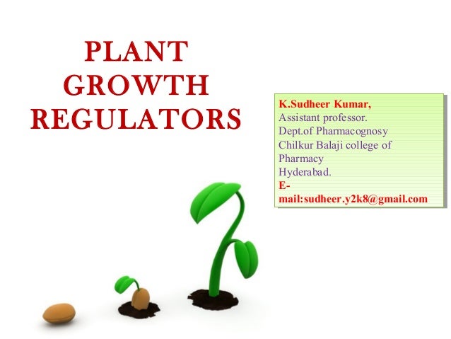 PLANT GROWTH REGULATORS