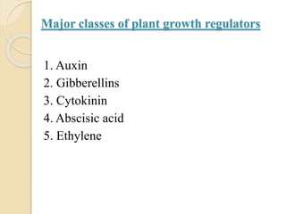 Plant Growth Regulator | PPTX