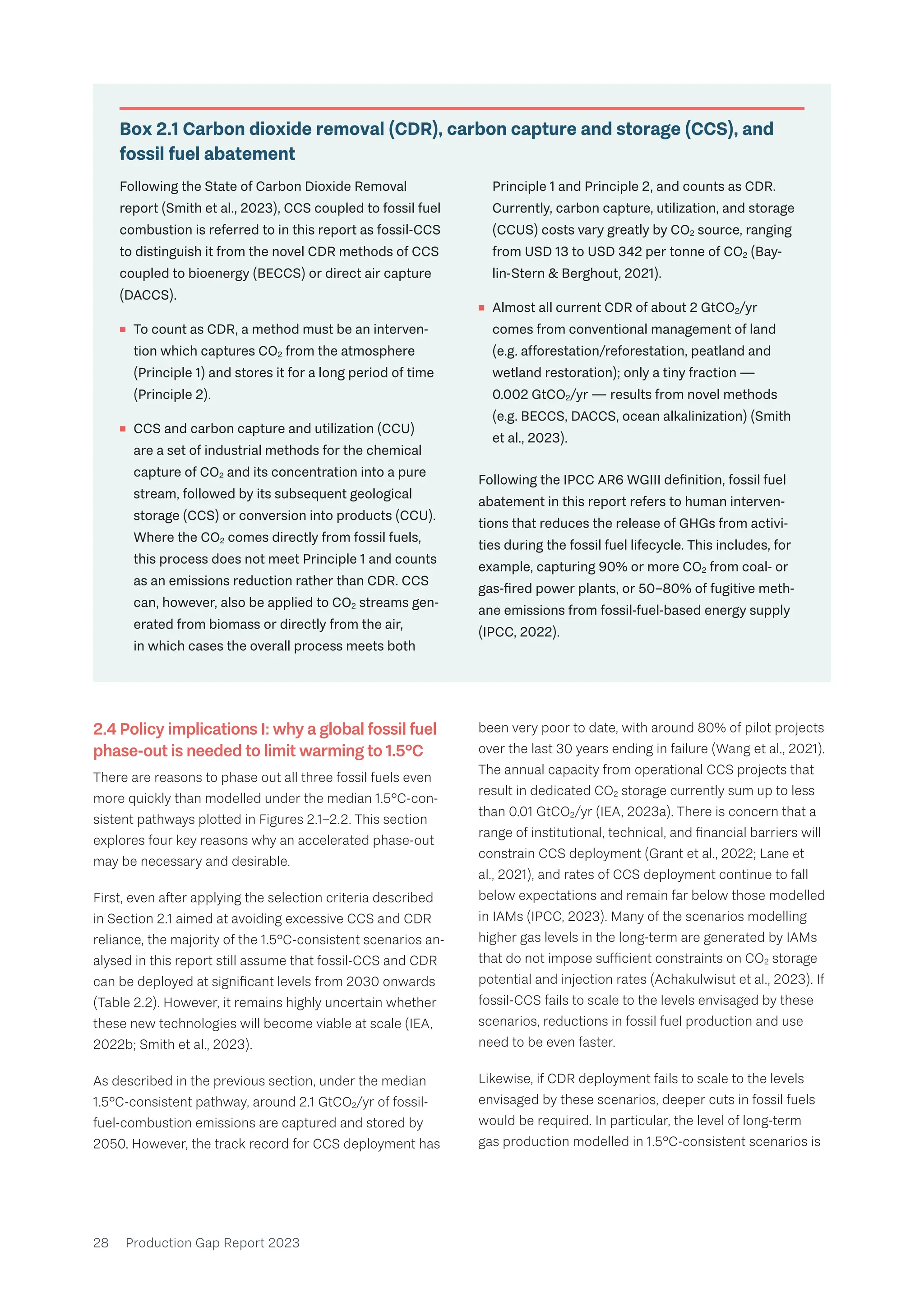UNEP Publication: Production Gap Report 2023 | PDF