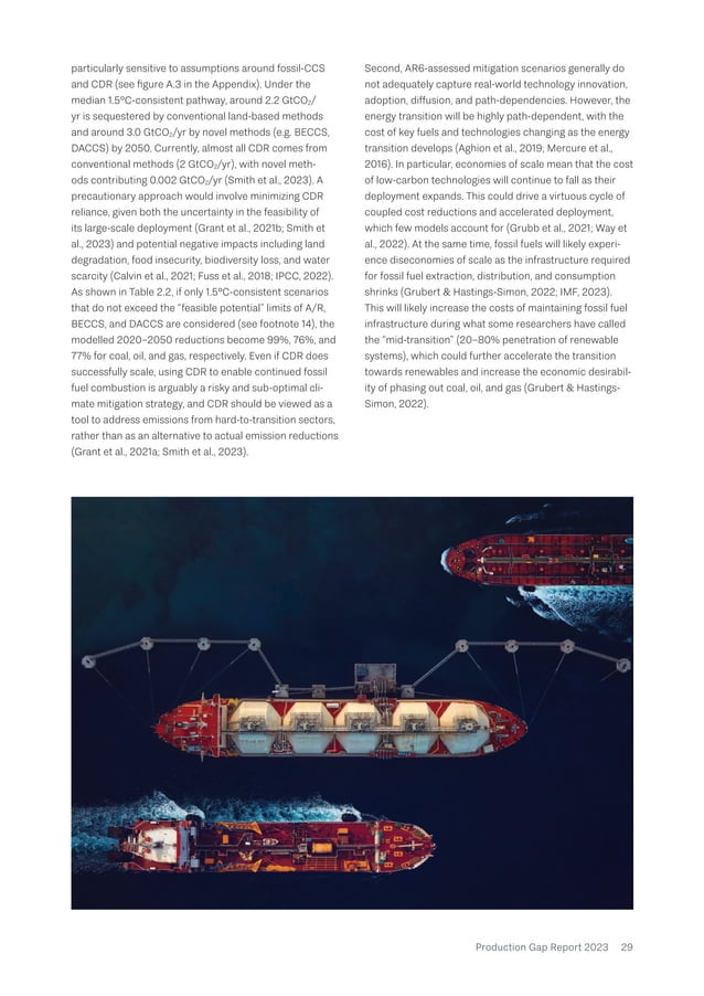 UNEP Publication: Production Gap Report 2023 | PDF