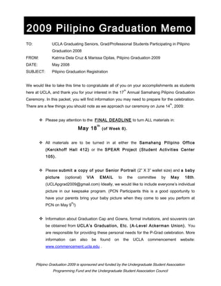 PGrad 2009 Application Packet | DOC