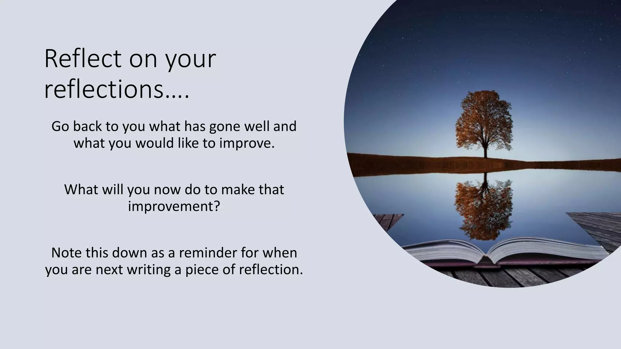 Pg reflective writing webinar | PPT