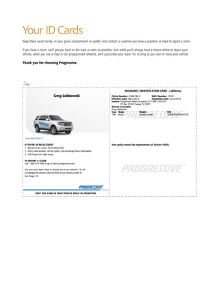 Pgr insurance idcard | PDF