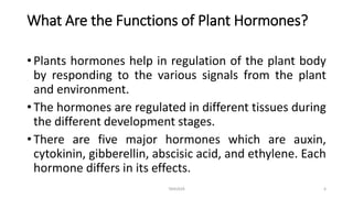 ROLE OF PGR's IN SEED DORMANCY AND DEVELOPMENT | PPTX