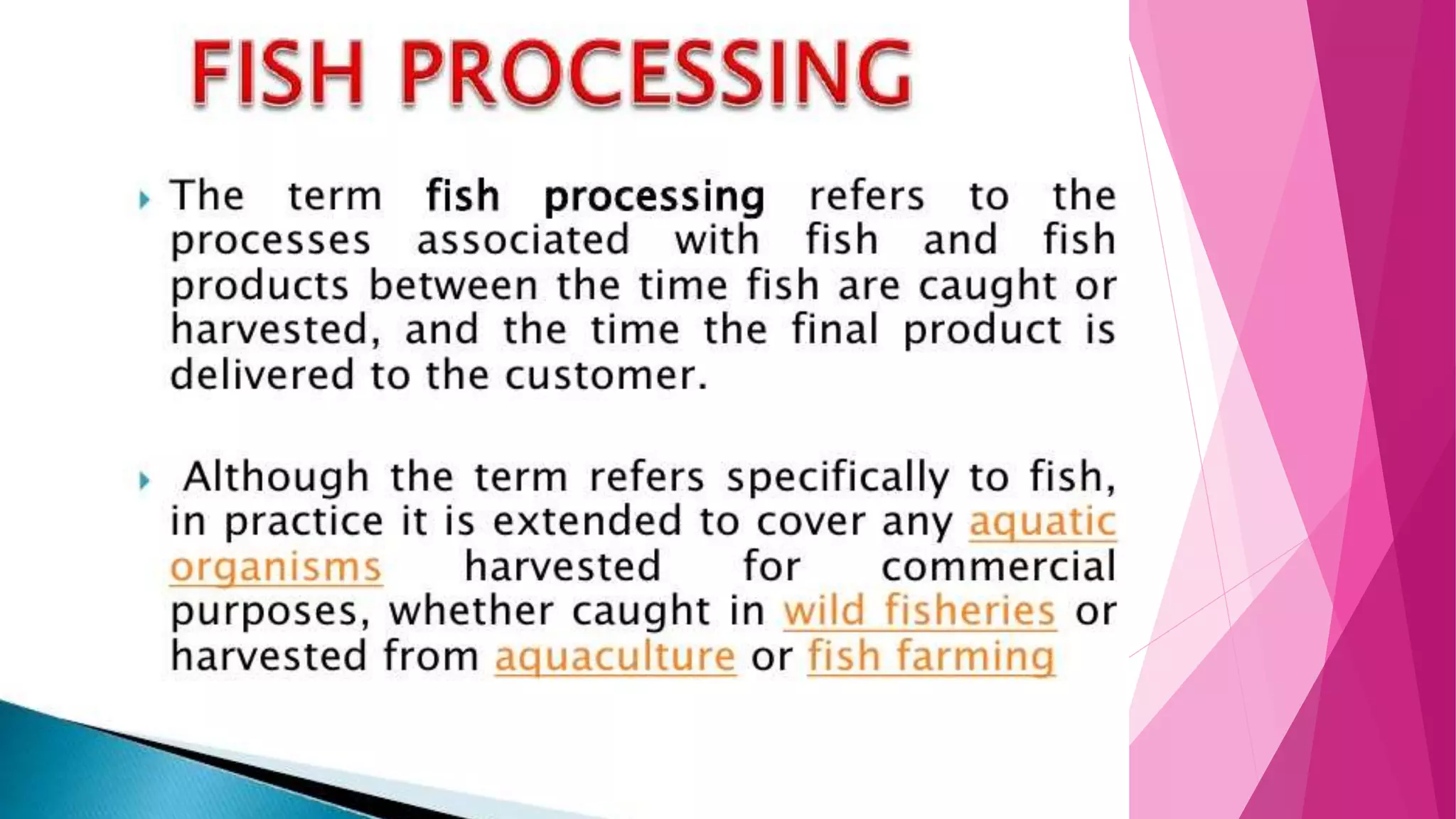 Fish processing technology | PPTX