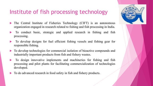 Fish processing technology | PPTX | Food Industry | Industries