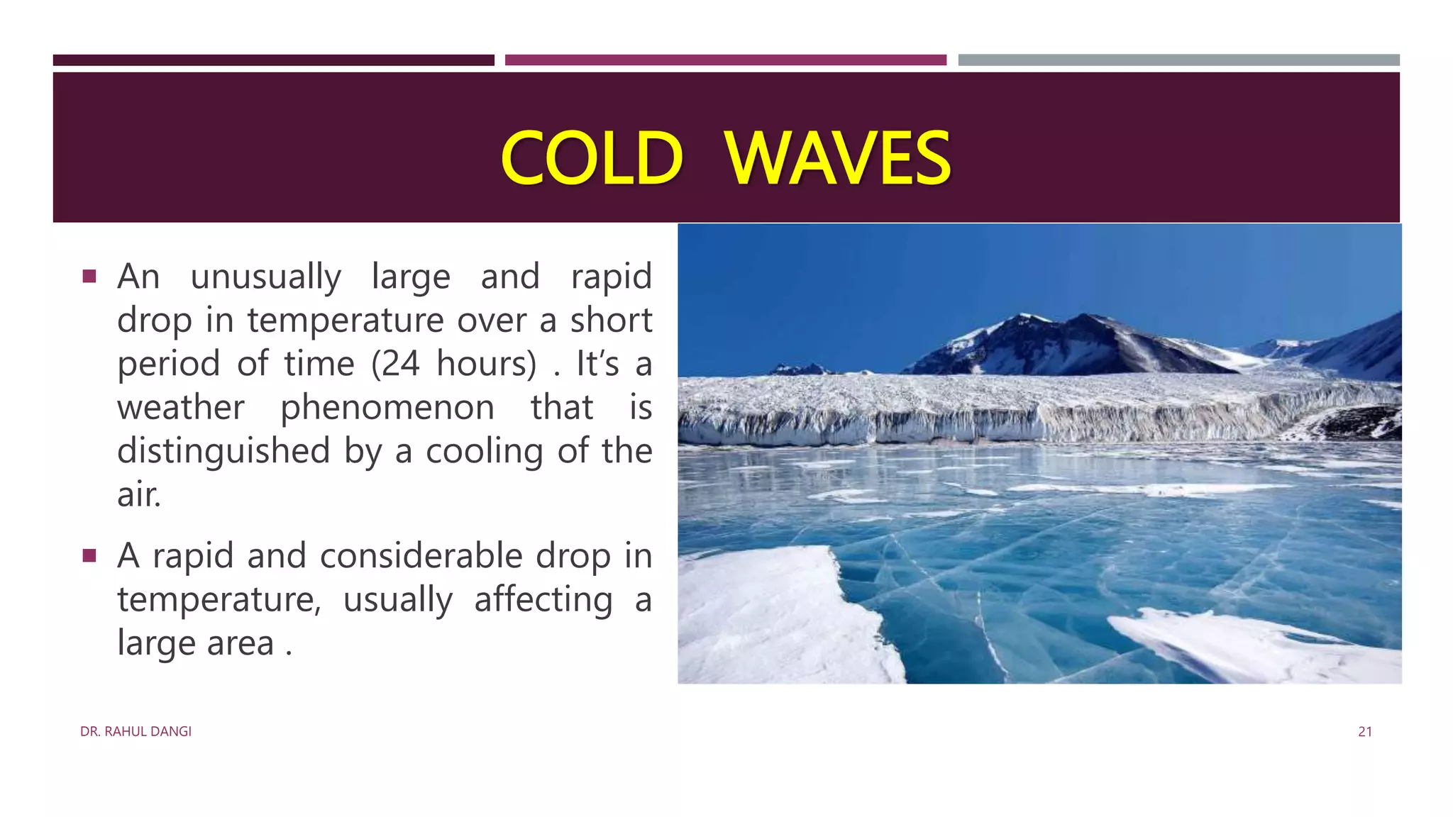 HEAT AND COLD WAVES in India | PPTX