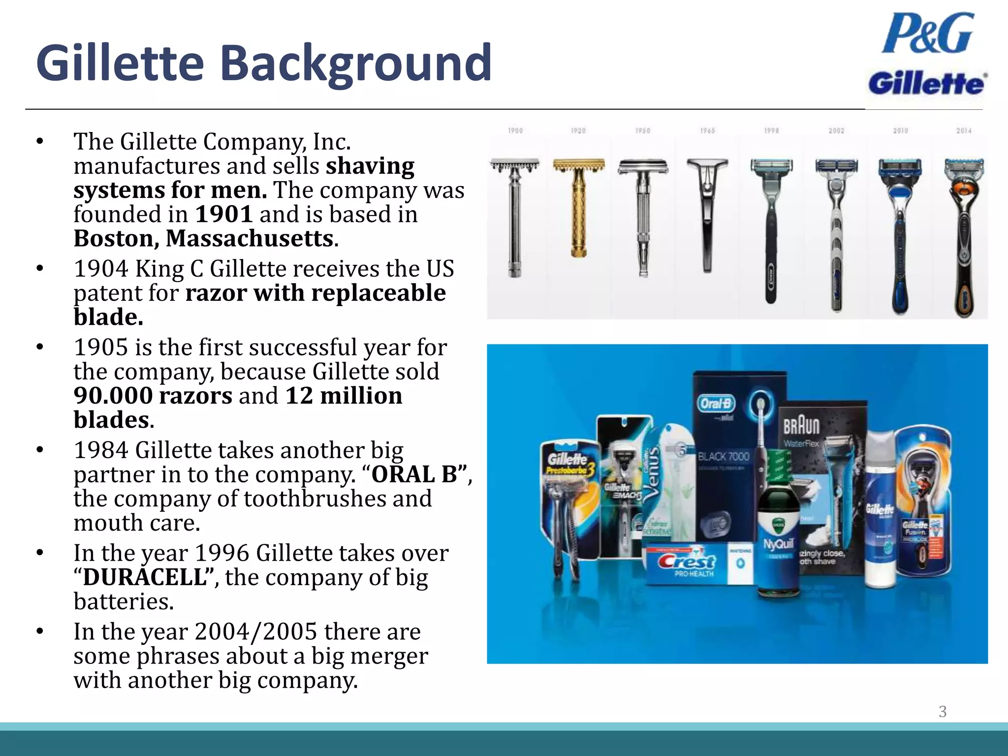 P&G’s Acquisition of Gillette | PPTX