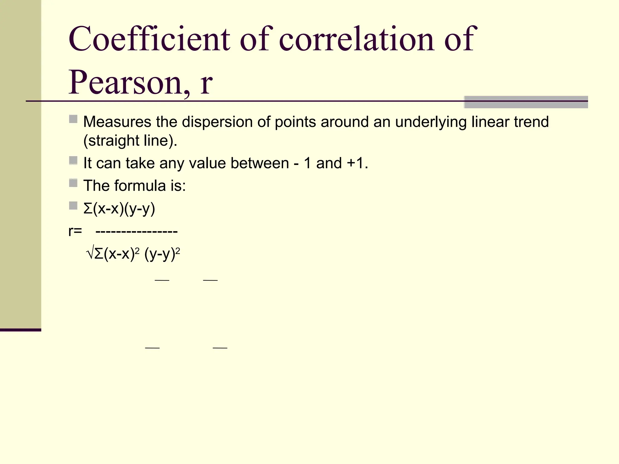 Coefficient of Correlation Pearsons .ppt