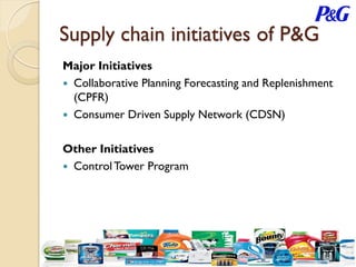 P&G Supply Chain Management | PDF