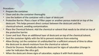 Drying of solvent and chemical in lab .pptx