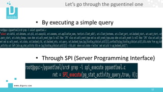 Active Session History in PostgreSQL: | PPTX | Databases | Computer Software and Applications