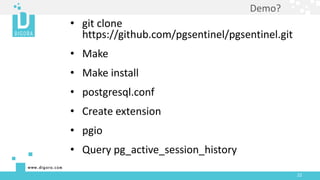 Active Session History in PostgreSQL: | PPTX | Databases | Computer Software and Applications