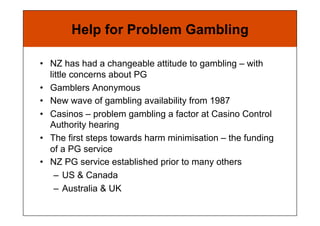 Problem Gambling Services – Asian Practitioners | PPT