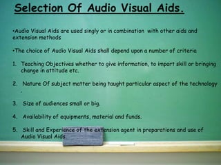 Audio visual aids | PPTX