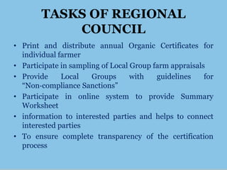 A perspective on Participatory Guarantee System for India | PPT