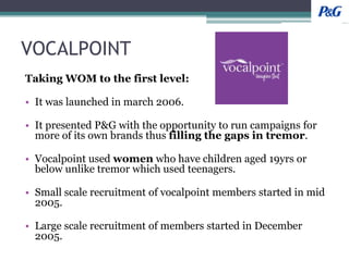 P&G’S Vocalpoint | PPTX