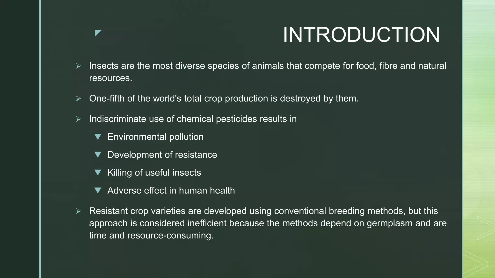 Insect Resistant Transgenic Plants | PPTX