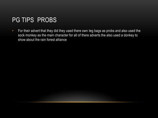 Pg tips adverts | PPTX