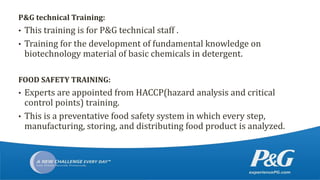 P&G training and development | PPTX