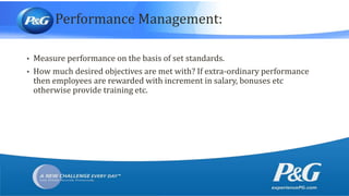 P&G training and development | PPTX