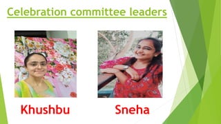 celebration_committee | PPTX | National & Civic Holidays | Holidays