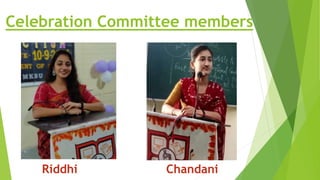 celebration_committee | PPTX | National & Civic Holidays | Holidays