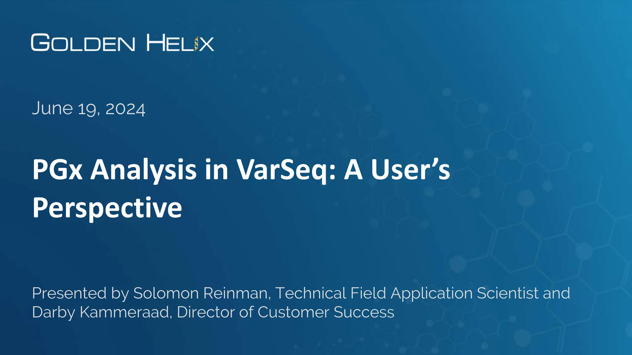 PGx Analysis in VarSeq: A User’s Perspective | PPTX