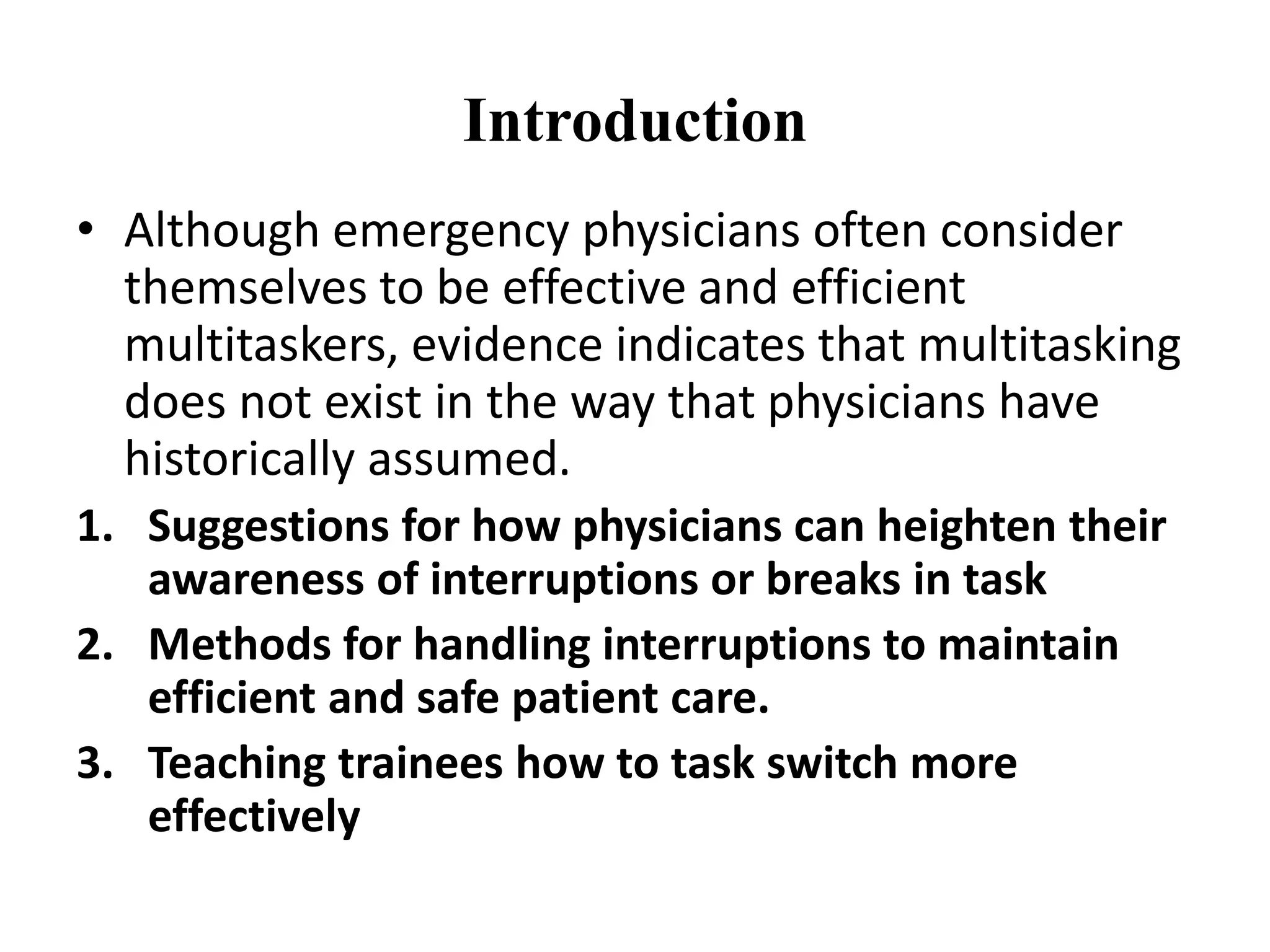 Can You Multitask? Evidence and Limitations of Task Switching and ...